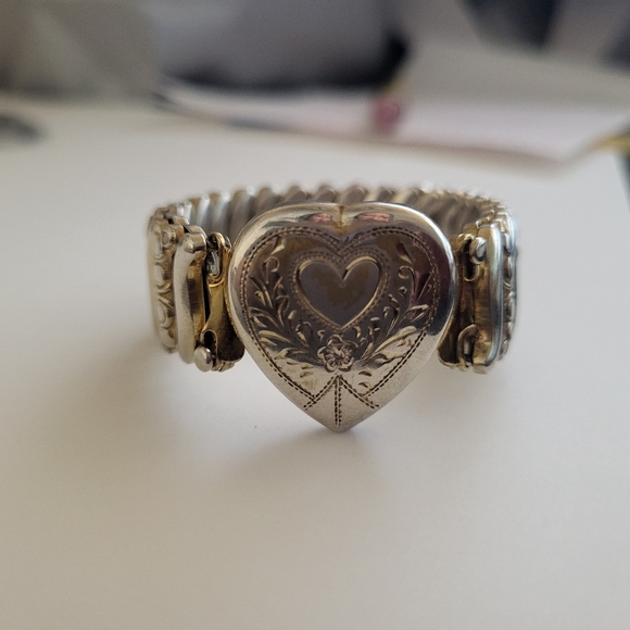 Jewelry | Vintage Ww2 Costar Expandable Sweetheart Bracelet | Poshmark